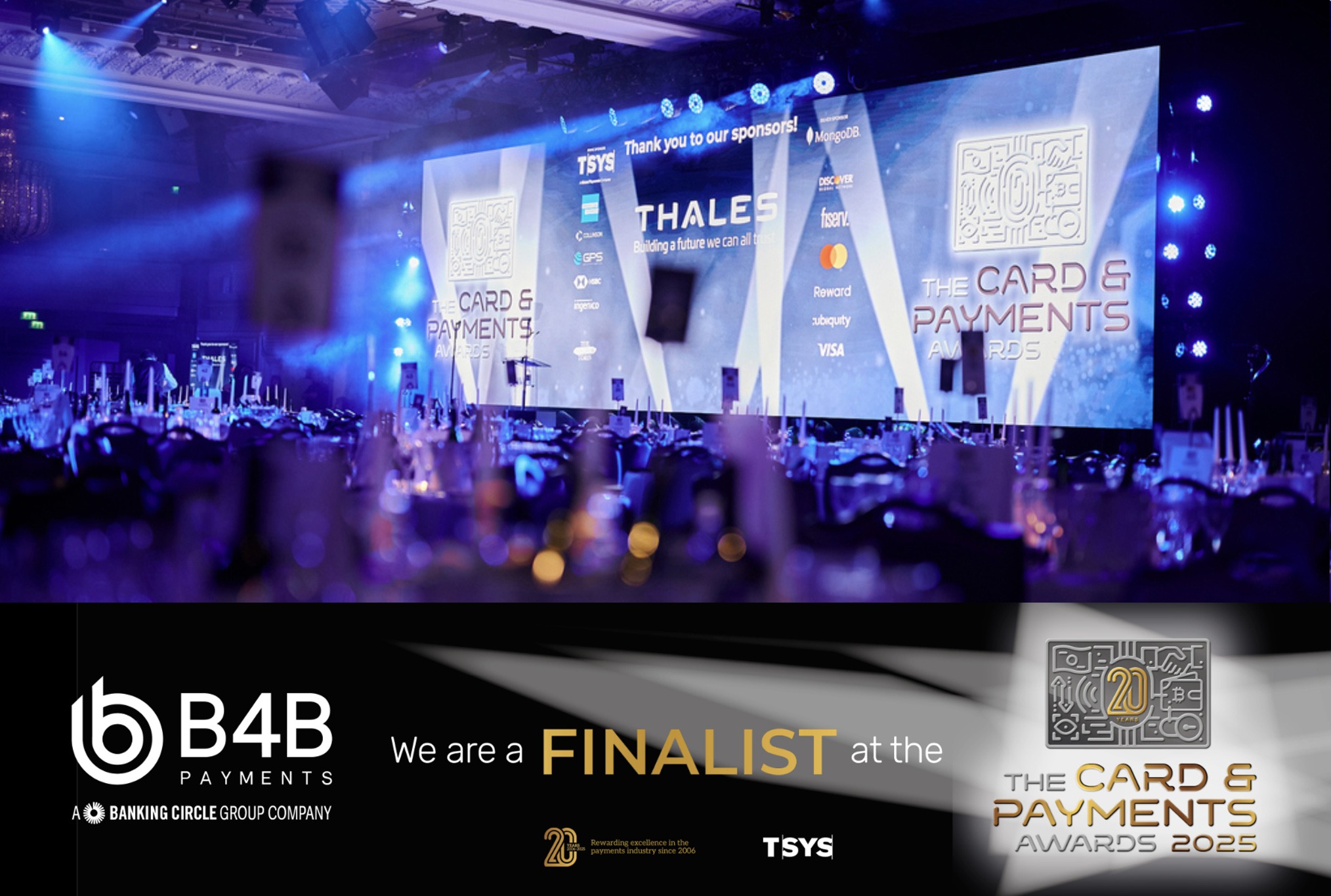 B4B Payments Shortlisted as a Finalist in Six Categories at The Card ...